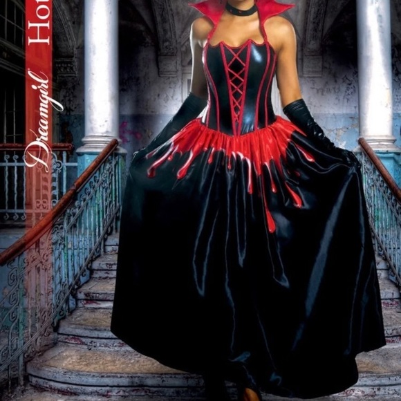 Dreamgirl | Dresses | Hot Haunt Vampire Countess Halloween Costume ...